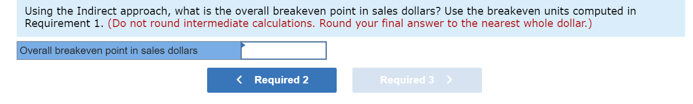 Solved Exercise 9-36 (Algo) Multiple Product CVP Analysis | Chegg.com