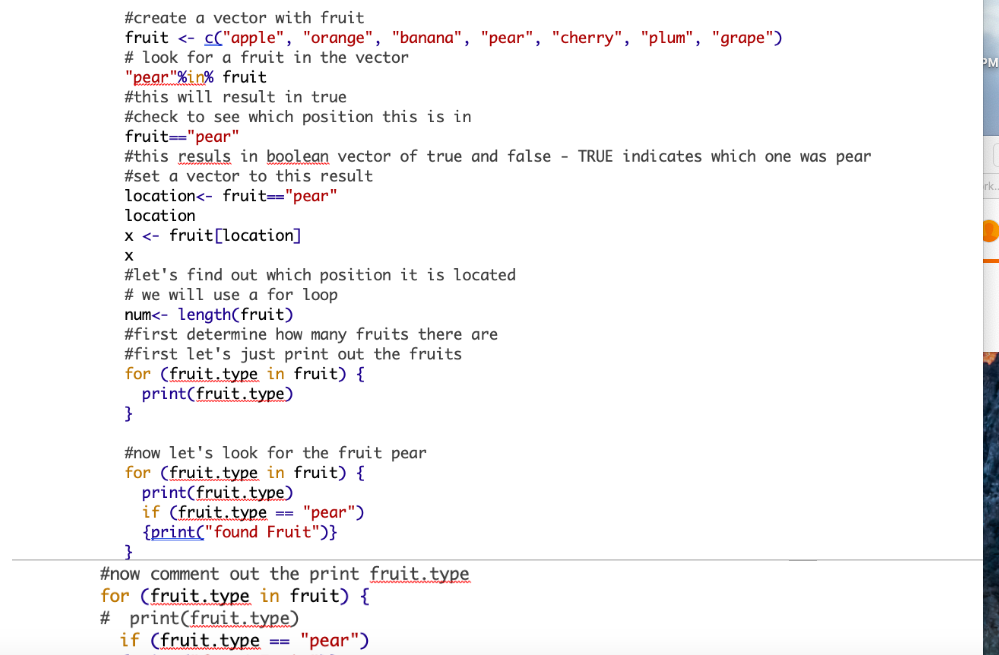 create code show r file use R programing language | Chegg.com