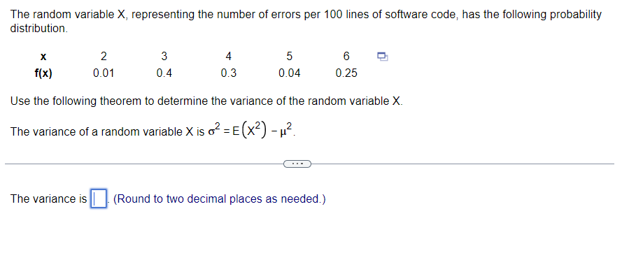 Solved The random variable X, representing the number of | Chegg.com