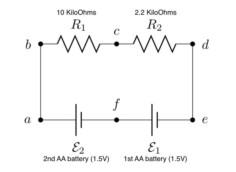 Solved For the following 4-part question, R1=10 KiloOhms, | Chegg.com