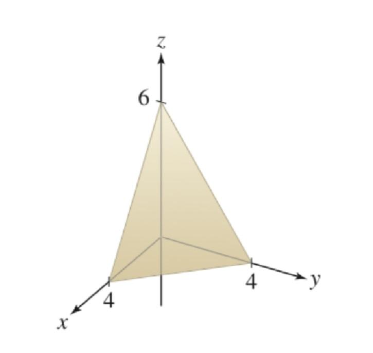 Solved Calculate the volume of the tetrahedron in the figure | Chegg.com
