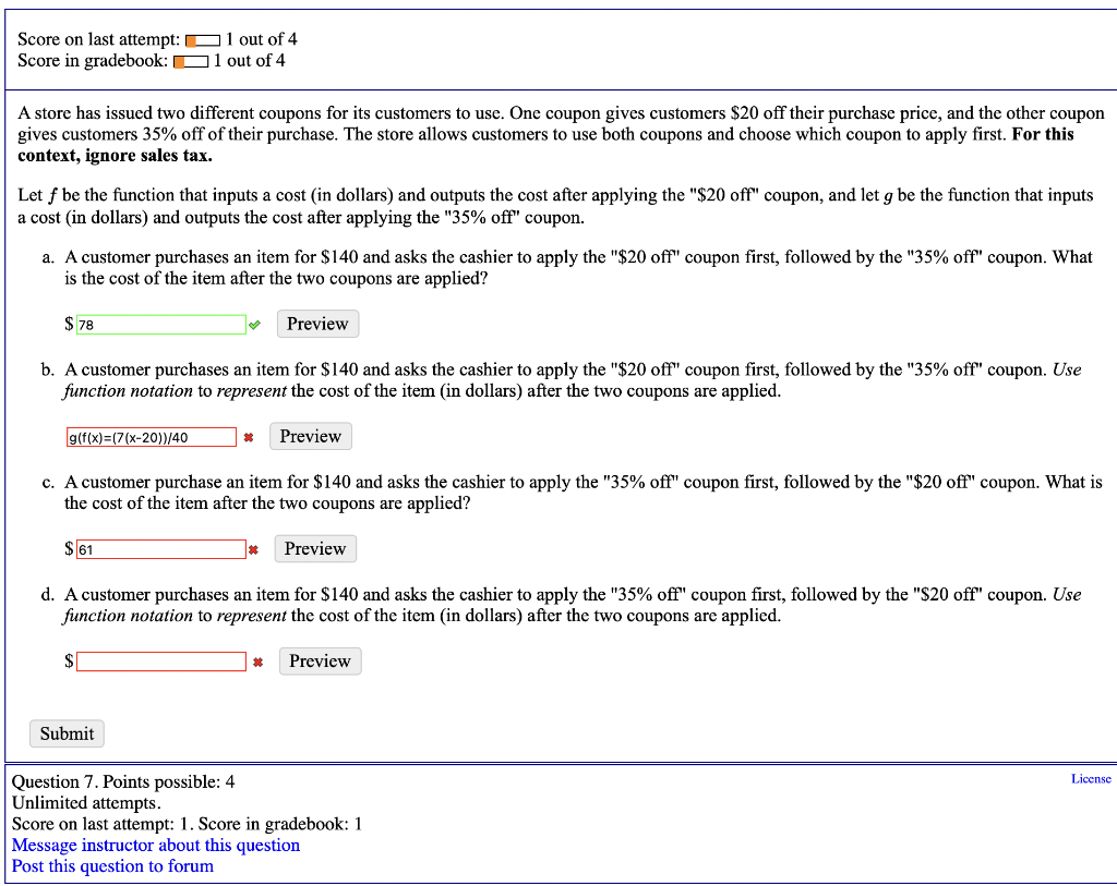 Solved A store has issued two different coupons for its | Chegg.com