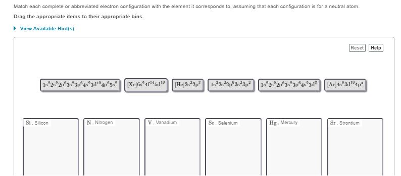 Solved Part A When writing a complete electron | Chegg.com