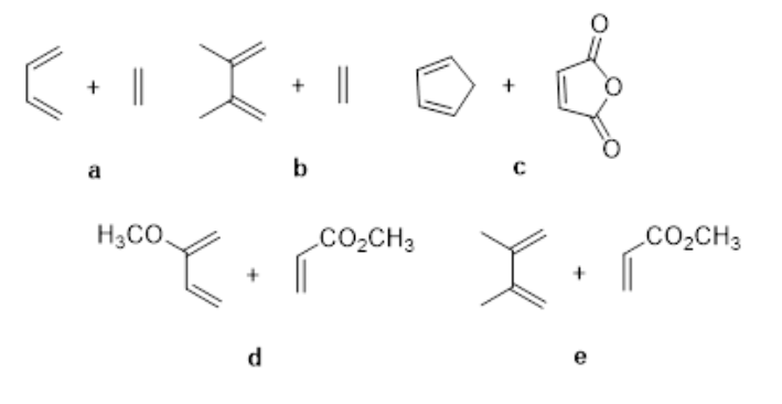 Solved Hi! I need help arranging these pair of reactants | Chegg.com