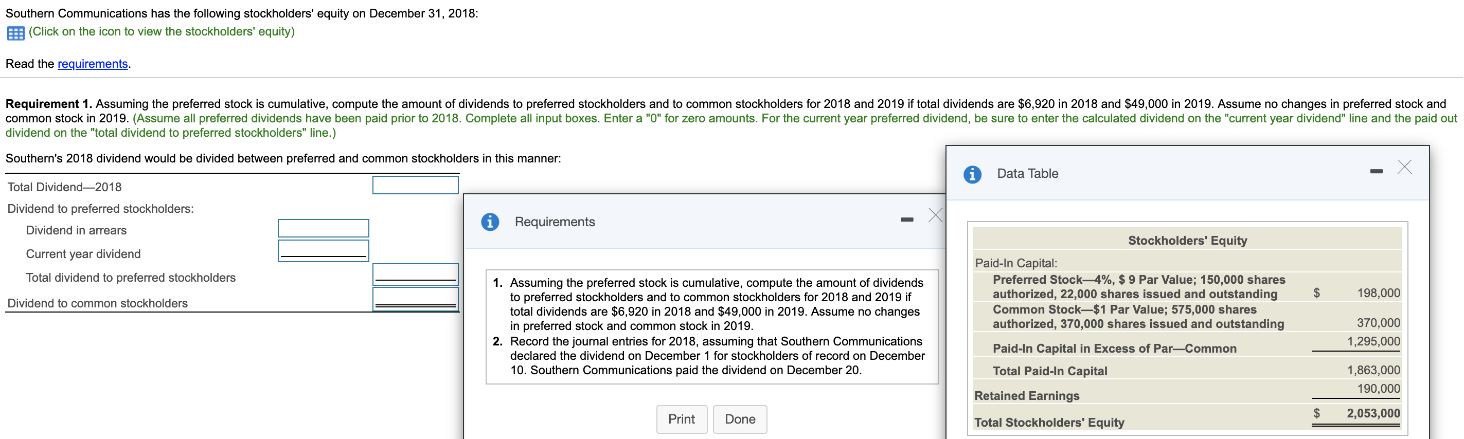Solved Southern Communications has the following | Chegg.com