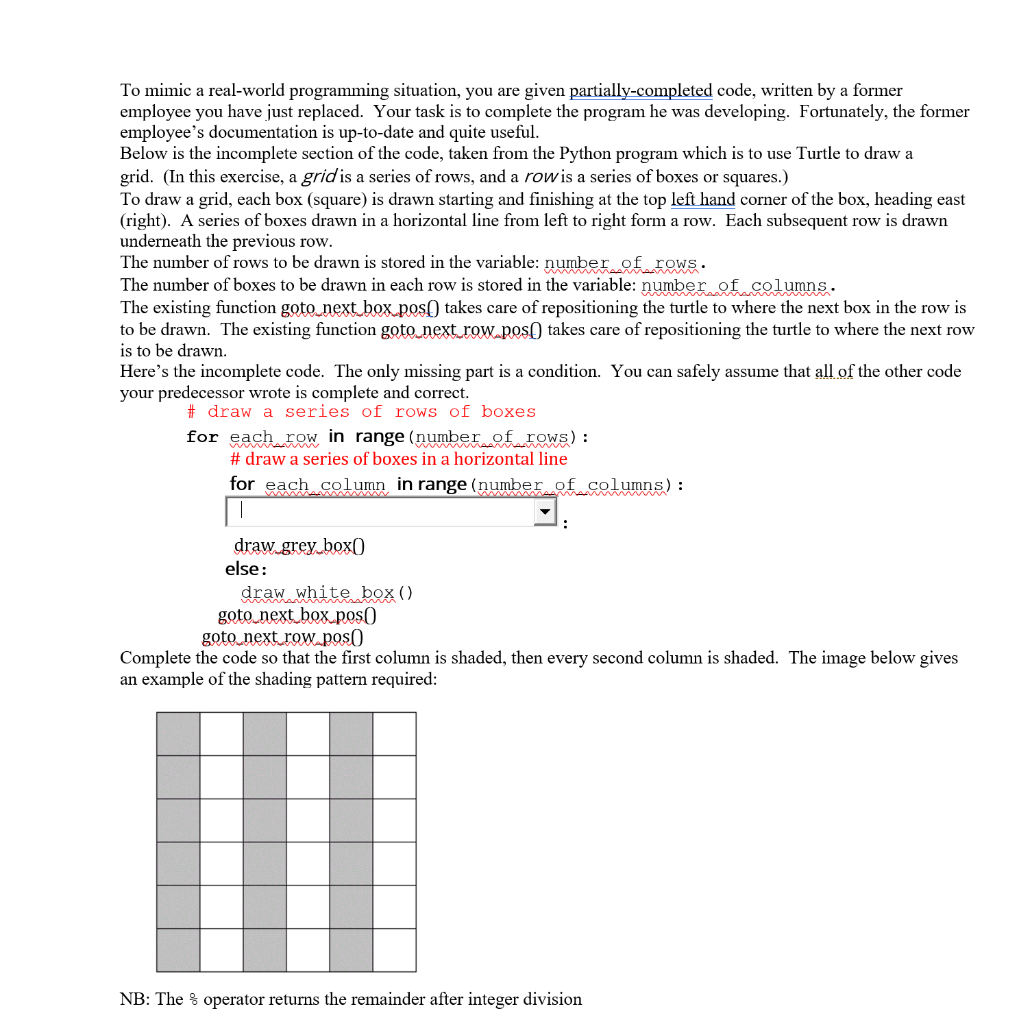Solved To mimic a real-world programming situation, you are | Chegg.com