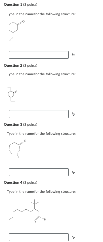 Solved Type in the name for the following structure: | Chegg.com
