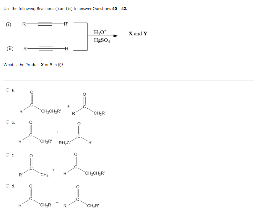 Solved Use the following Reactions (i) and (ii) to answer | Chegg.com