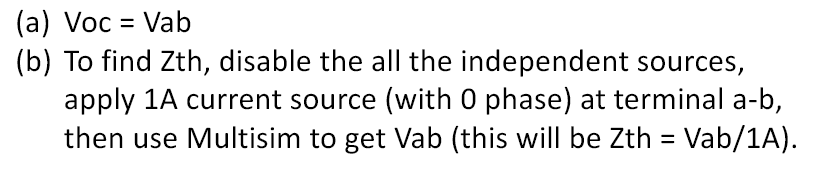 Solved find the Zth and Vth of the following circuit:thumps | Chegg.com