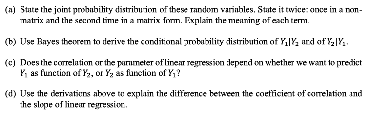 Consider two Normally distributed random | Chegg.com