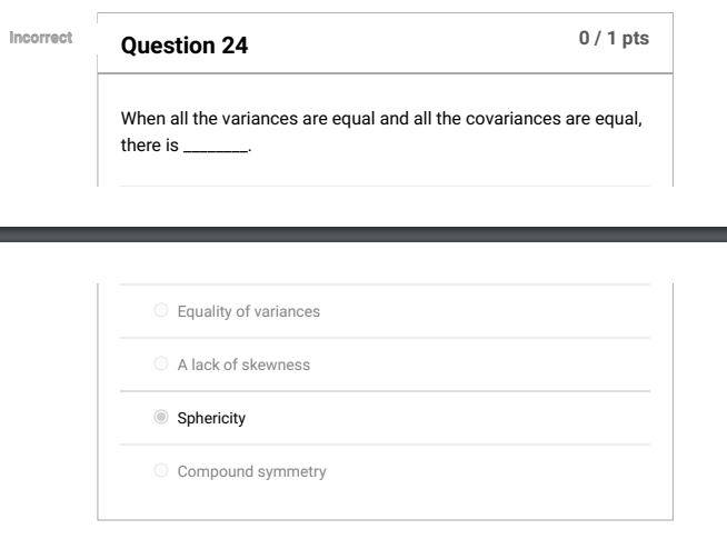 Solved When all the variances are equal and all the | Chegg.com