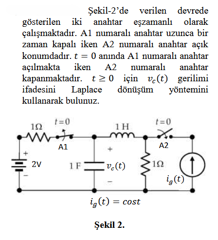 Solved In the circuit given in Figure 2, ﻿the two switches | Chegg.com