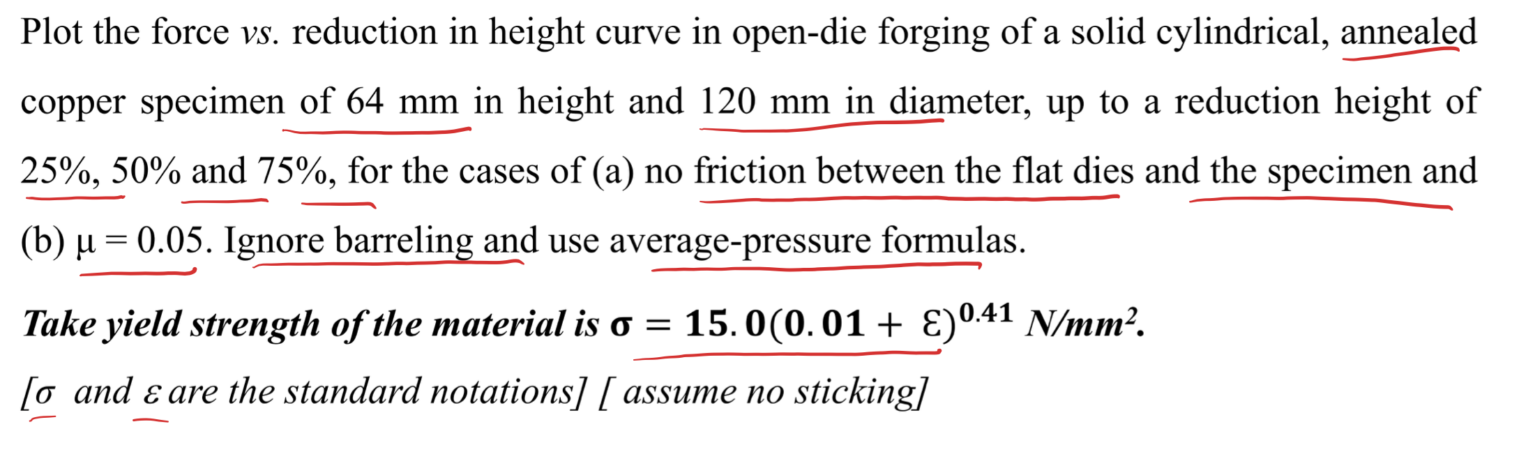 Solved Plot the force vs. reduction in height curve in | Chegg.com