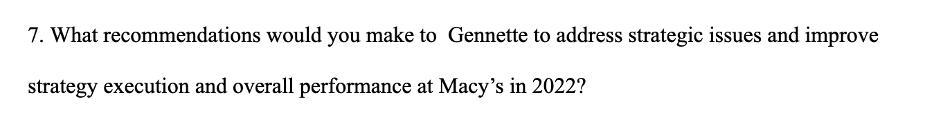 Solved What recommendations would you make to Gennette to | Chegg.com