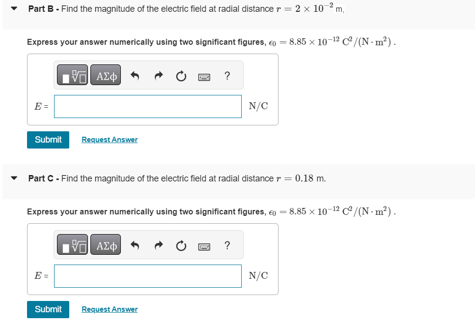 Solved A total charge Q=2.9μC is uniformly distributed to | Chegg.com
