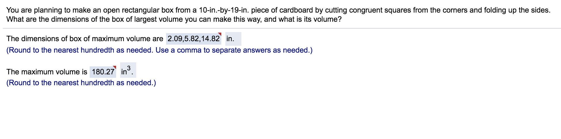 Solved You are planning to make an open rectangular box from | Chegg.com