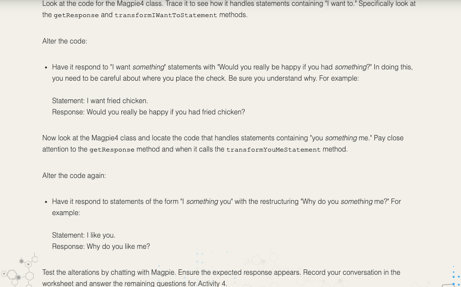 Solved This assignment is broken into two | Chegg.com
