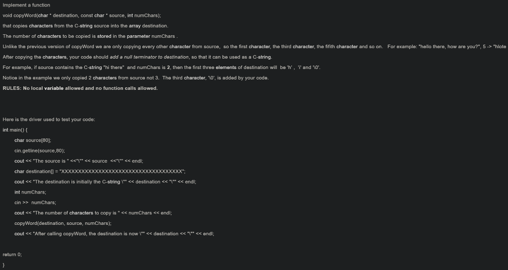 Solved C++ code Both images below are under the same number | Chegg.com