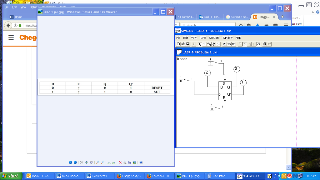 Solved construct a T flip-flop in SimUaid as in the figure. | Chegg.com