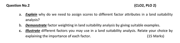 Solved Question No.2 (CLO2, PLO2) a. Explain why do we need | Chegg.com