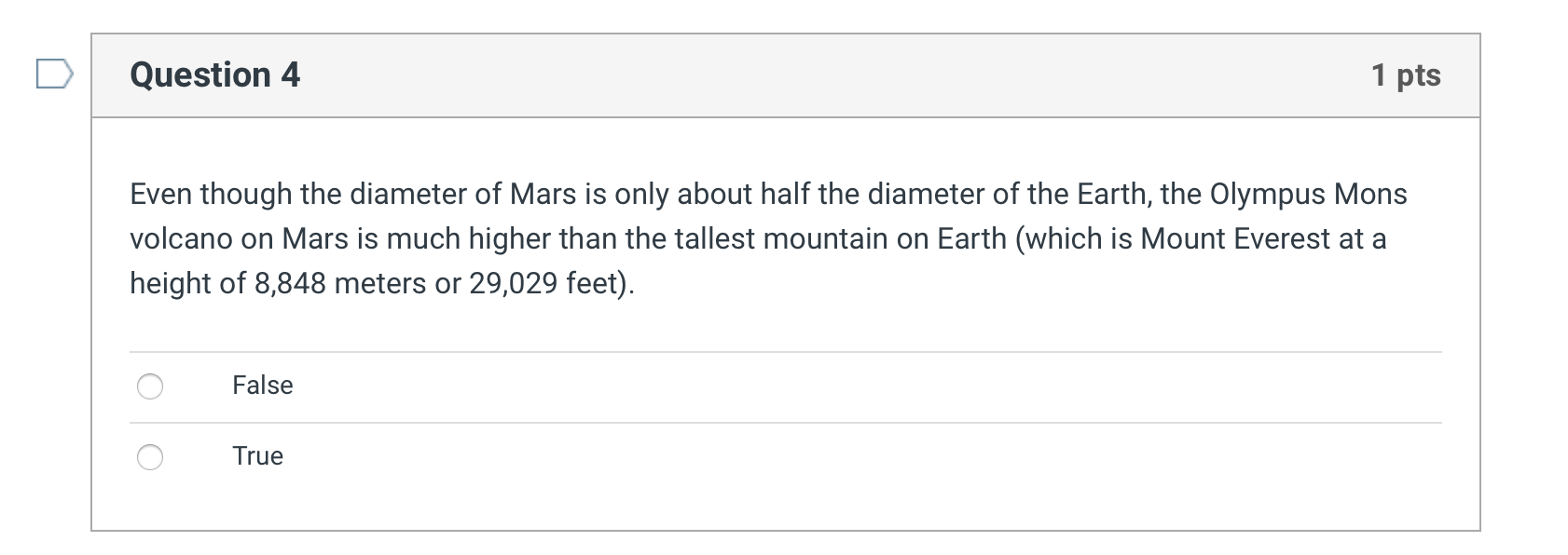 Solved Even though the diameter of Mars is only about half | Chegg.com