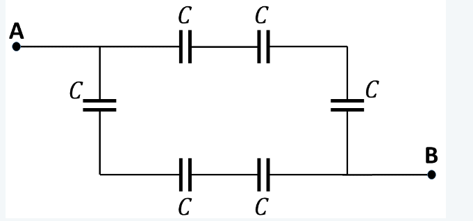 Solved what is the effective capacitance between the points | Chegg.com
