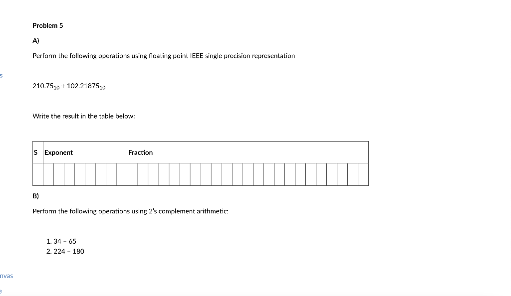 Solved Problem 1 Computer A executes 80×109 cycles of a | Chegg.com