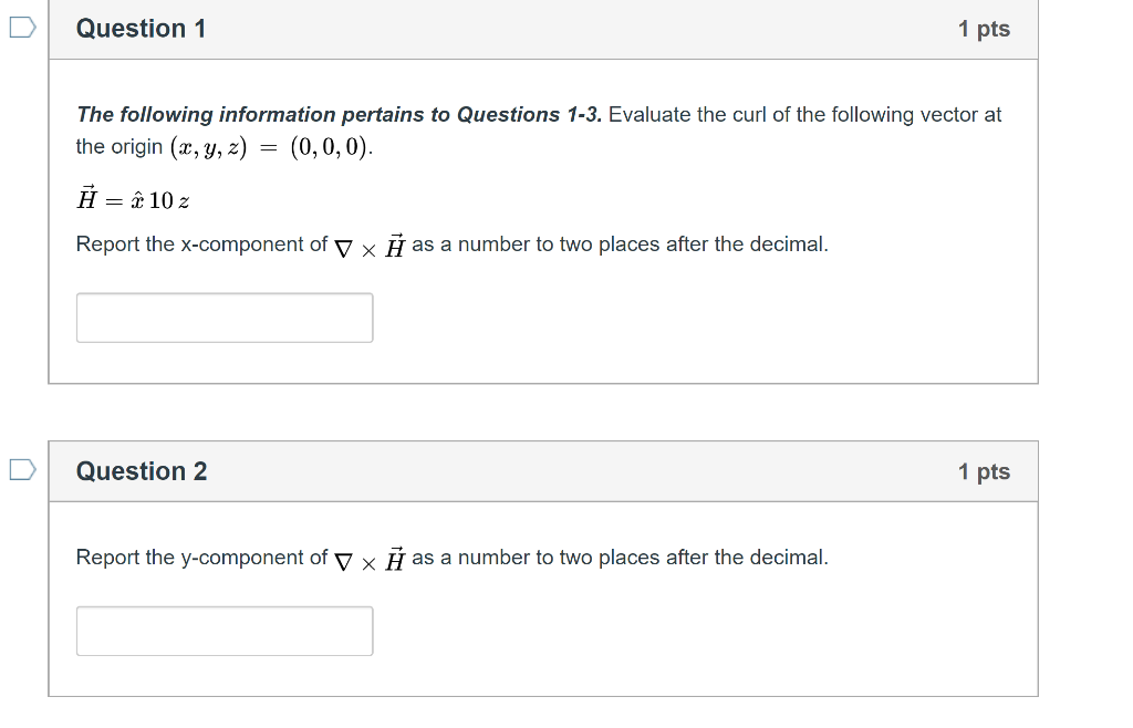 Solved Question1 1 pts The following information pertains to | Chegg.com