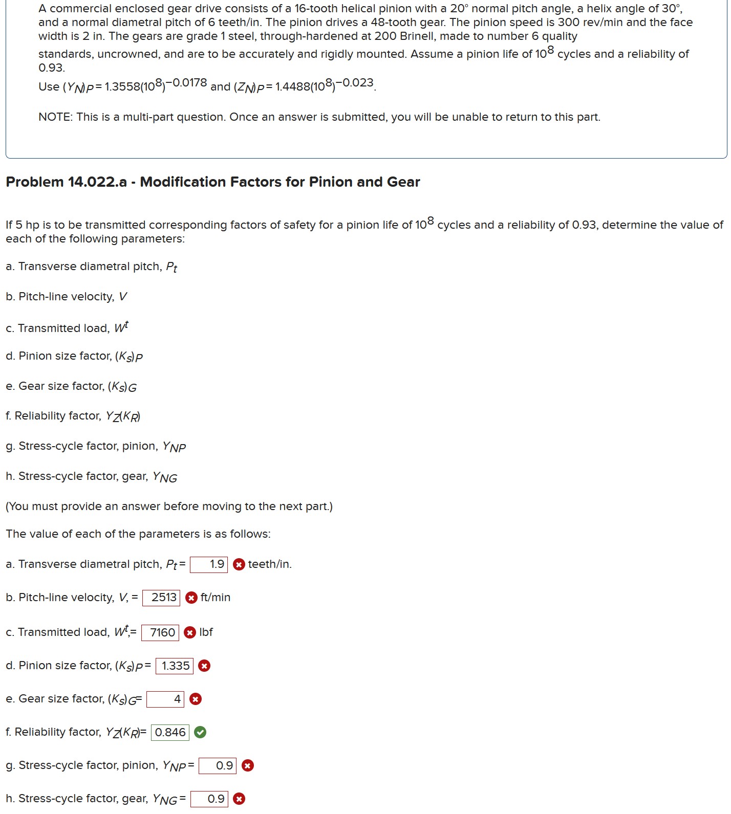 Solved A commercial enclosed gear drive consists of a 16 | Chegg.com