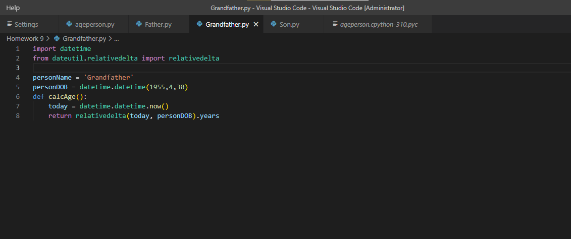 Solved I keep getting this circular import error in my code | Chegg.com