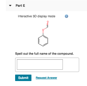 Solved Part A Interactive 3D display mode СНз H3C Cl H3 | Chegg.com