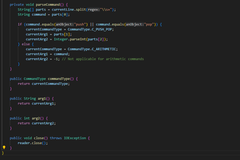 Solved in my CodeWriter.java, can you write the code for | Chegg.com