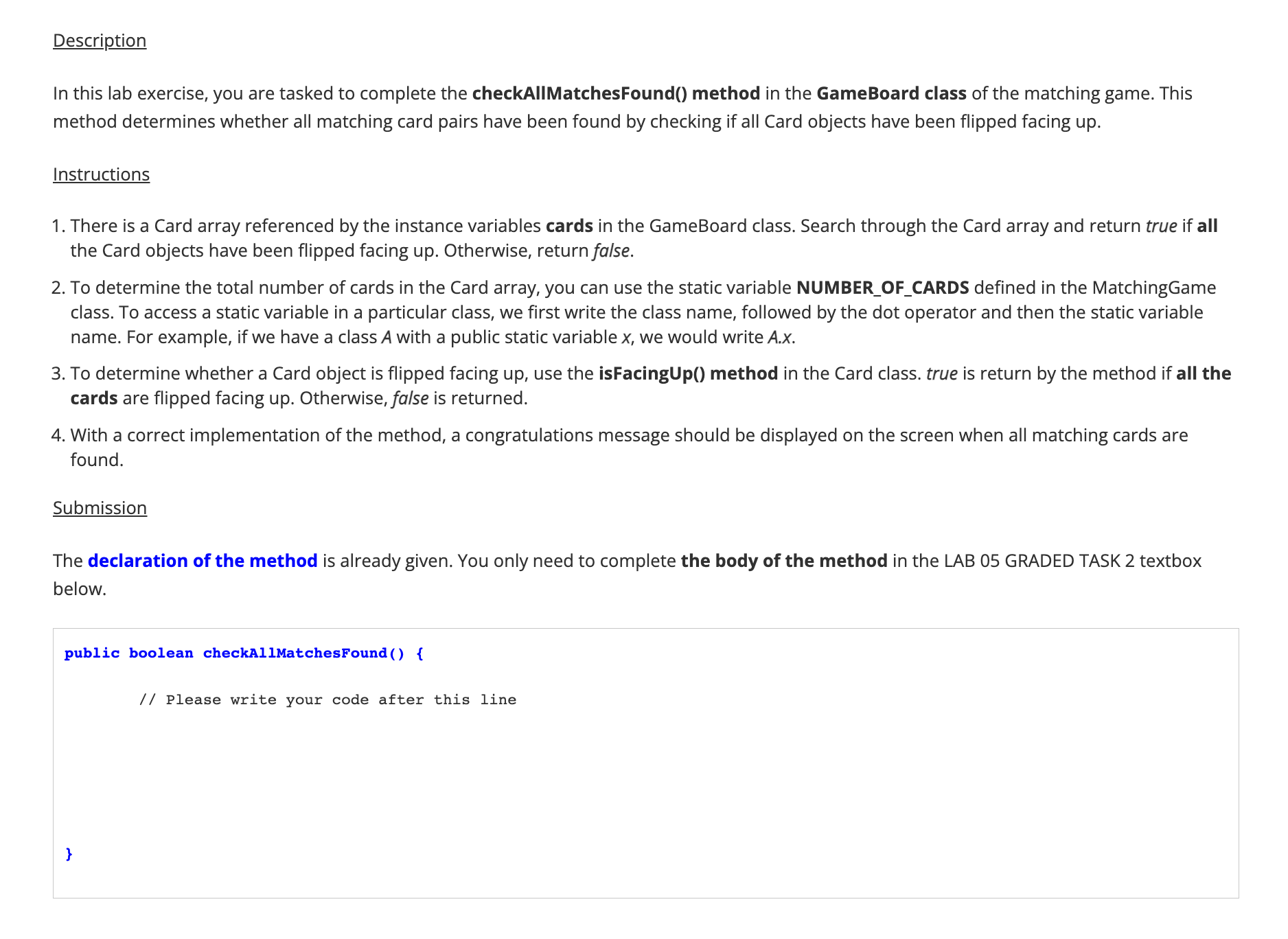 Solved In this lab exercise, you are tasked to complete the | Chegg.com