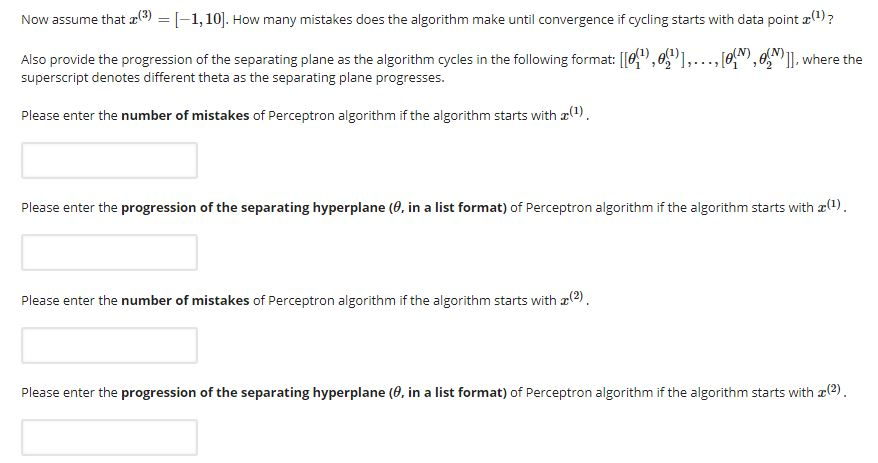 In this problem, we will investigate perceptron | Chegg.com