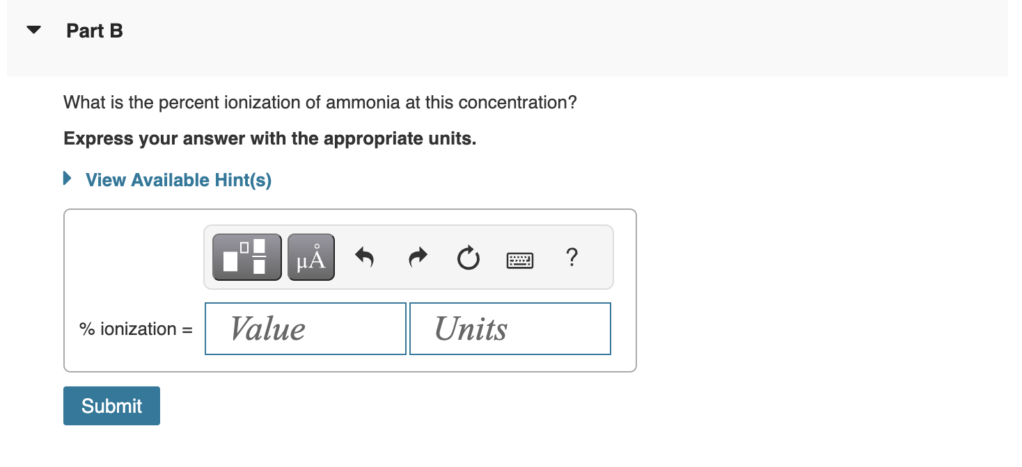 Solved Ammonia, NH3, is a weak base with a Kb value of | Chegg.com