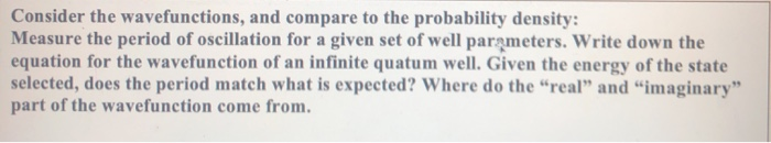 Solved Consider the wavefunctions, and compare to the | Chegg.com