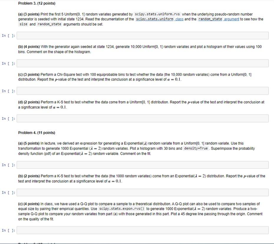 (a) (2 points) Recall the linear congruential | Chegg.com