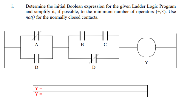 Solved Please Explain The Process Of How The Initial Boolean 0546