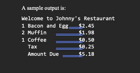 Solved Makeup Assignment Write a program to help a local | Chegg.com