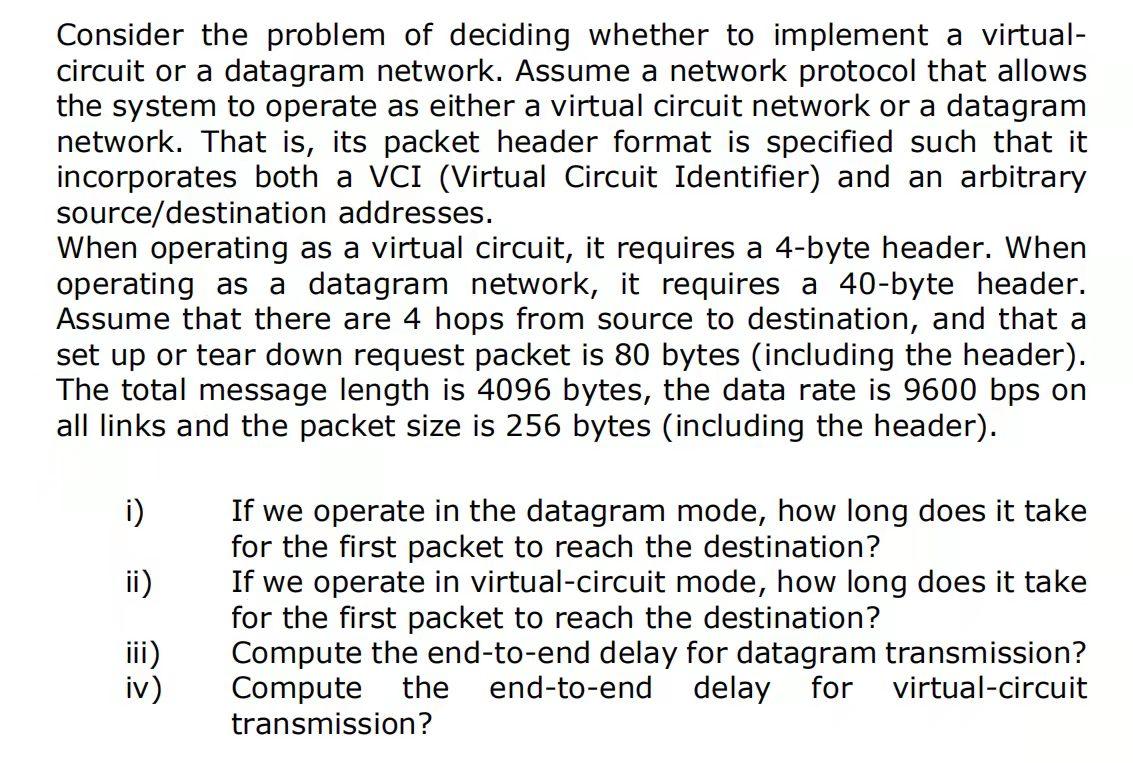 Solved Consider the problem of deciding whether to implement | Chegg.com