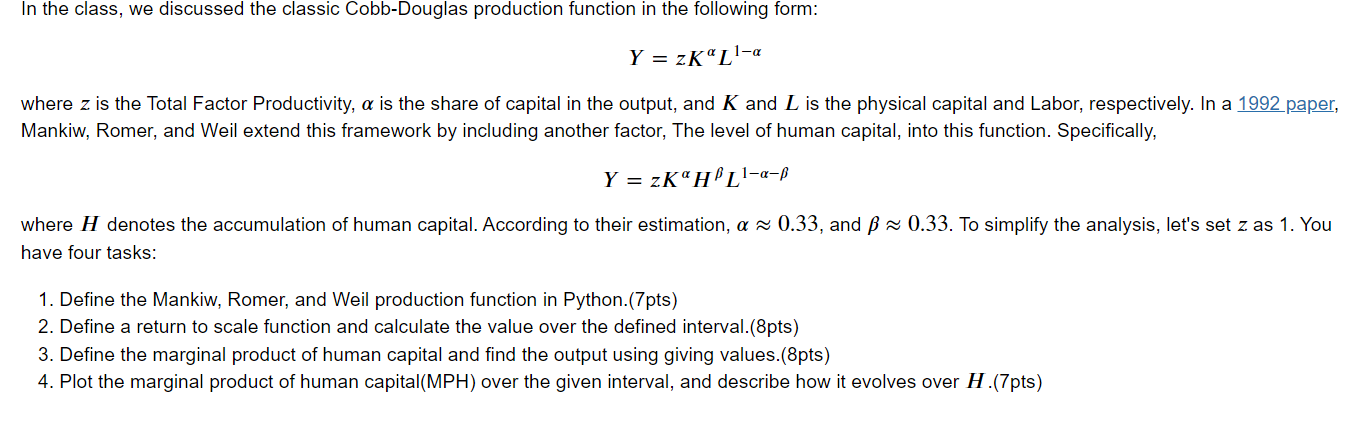 Solved 21 Define Your Return To Scale Function Here 4629