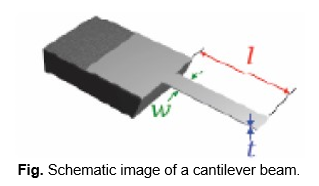 Solved The figure depicts a schematic of a cantilever beam | Chegg.com