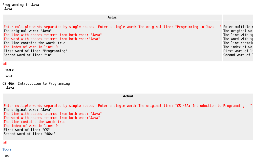 Solved pls help me fix the code, make it run out like | Chegg.com