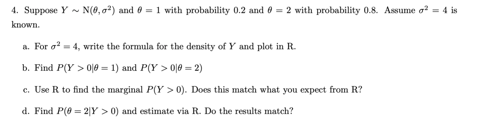Solved 1 with probability 0.2 and 0 = 2 with probability | Chegg.com