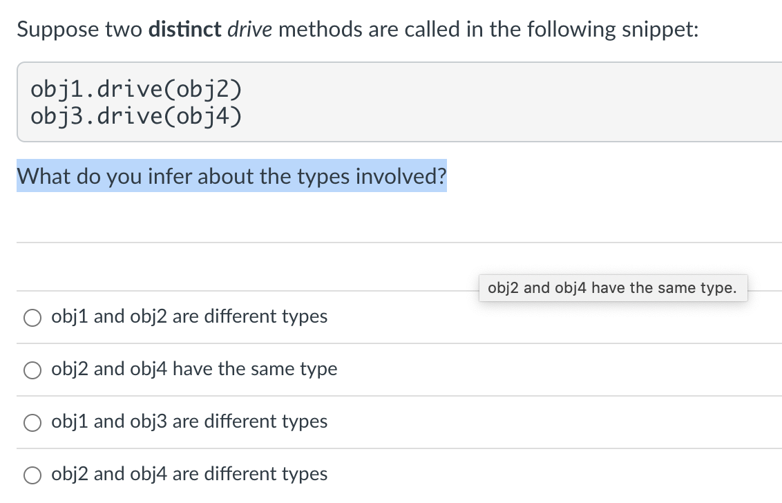 Solved Suppose two distinct drive methods are called in the | Chegg.com