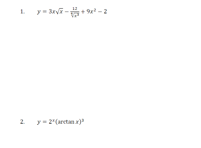 Solved Find the derivative with respect to variable 𝒙 | Chegg.com
