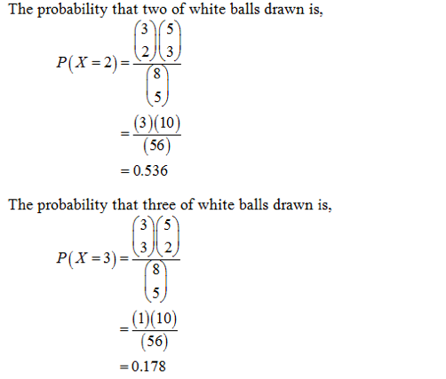 Solved Five balls are selected at random without replacement | Chegg.com