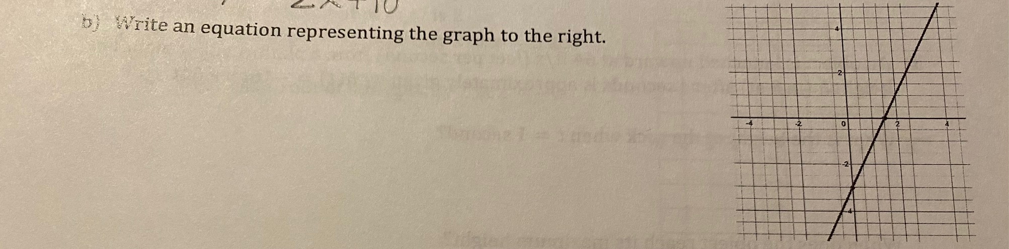 Solved b) Write an equation representing the graph to the | Chegg.com Solved b) Write an equation representing the graph to the | Chegg.com