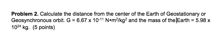Solved Problem 2. Calculate the distance from the center of | Chegg.com