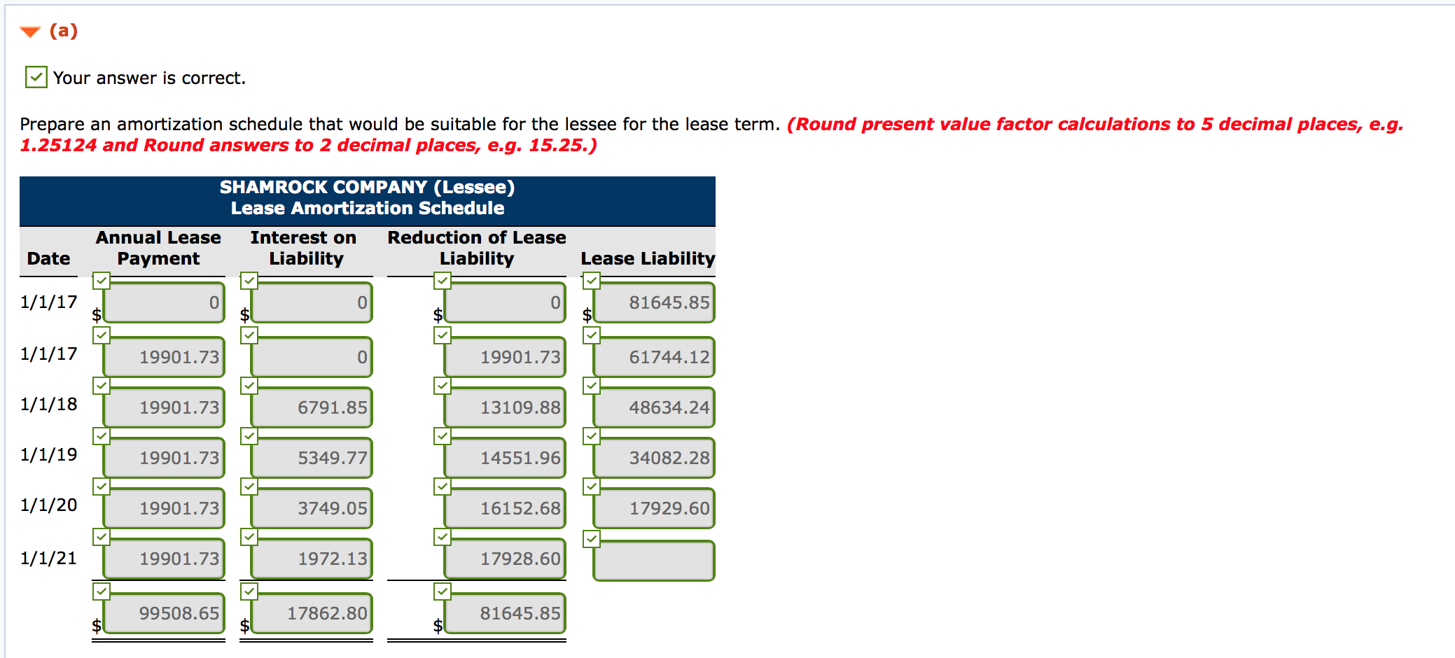 Solved Exercise 21-11 (Part Level Submission) Laura Leasing | Chegg.com